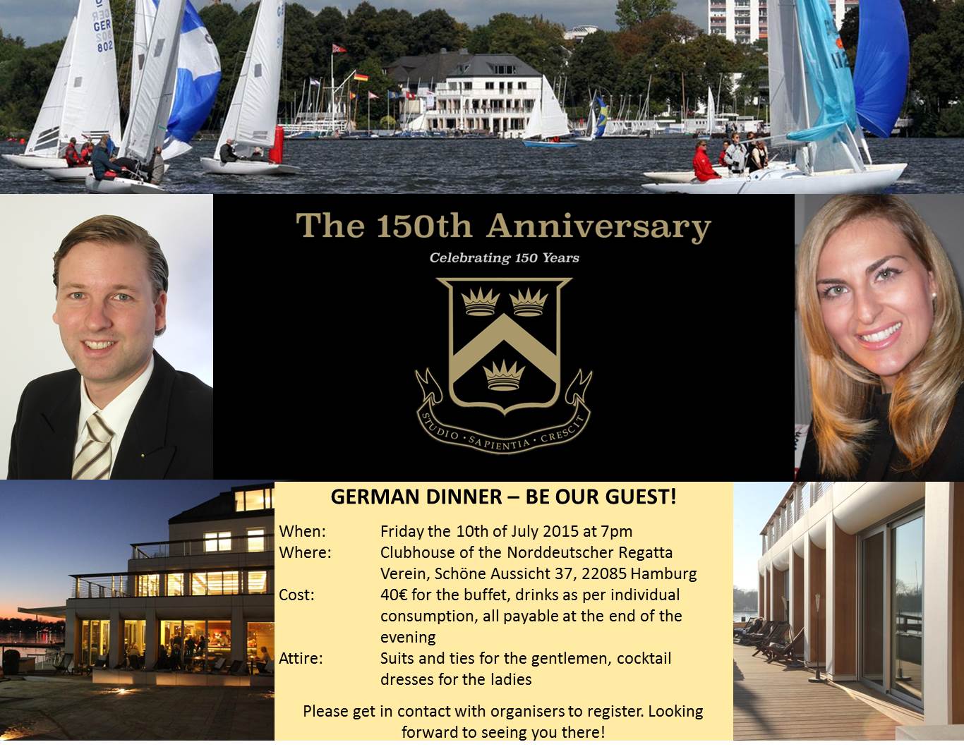 Invite to 150th Anniversary Event in Germany - Old Framlinghamians