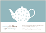 Afternoon Tea to celebrate 40 Years of Girls at the College - 20th May ...